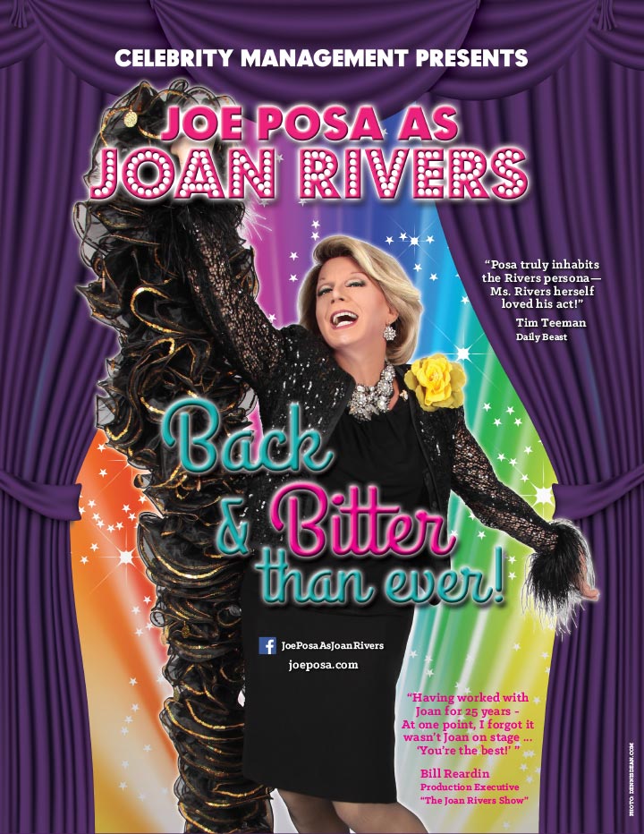 Rehoboth Beach, Delaware – Joe Posa as Joan Rivers